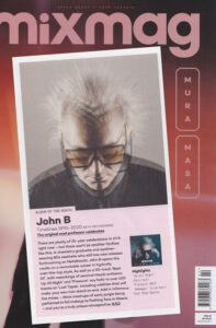 TIMELINES (1995-2020) awarded ‘Album of the Month’ in Mixmag! : John B